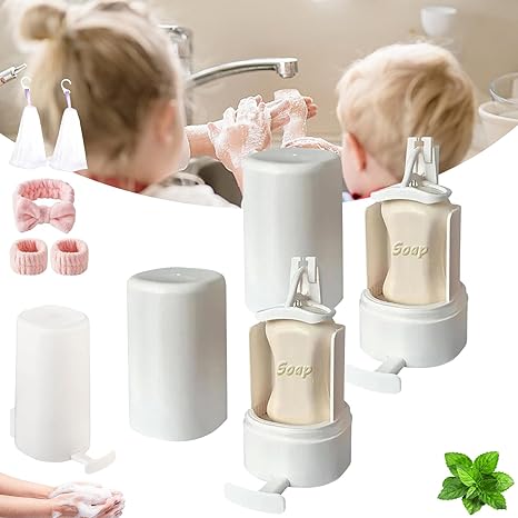 Amazon.com: FoamFlaker Soap Grinder, Bar Soap Dispenser, Creative Wall ...