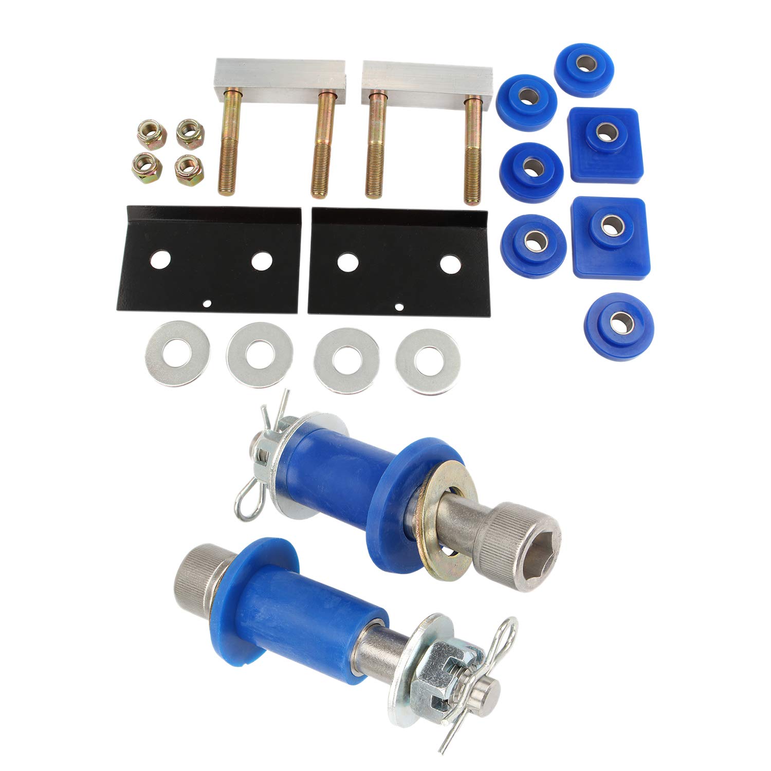 Snapklik.com : Hood Hinge Pivot Bushing Kits Mount Bolt Sets For ...