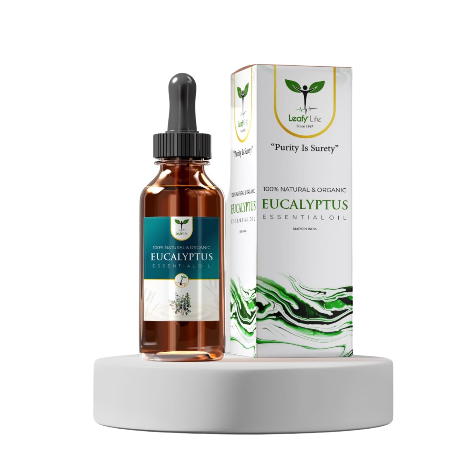 Leafy Life Eucalyptus Essential Oil for Skin, Home Fragrance, Steam ...