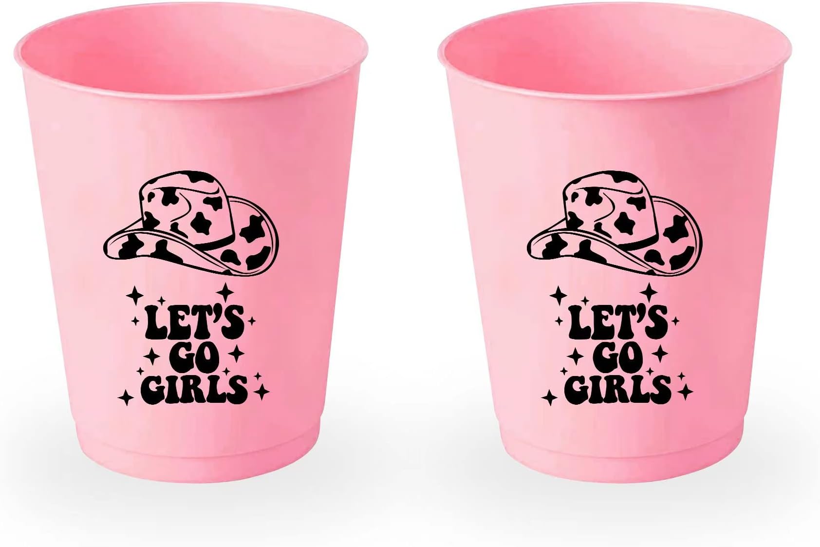 Amazon.com: AKIRAMERUNA Bachelorette Party Cups 12 Pack Let's Go Girls ...