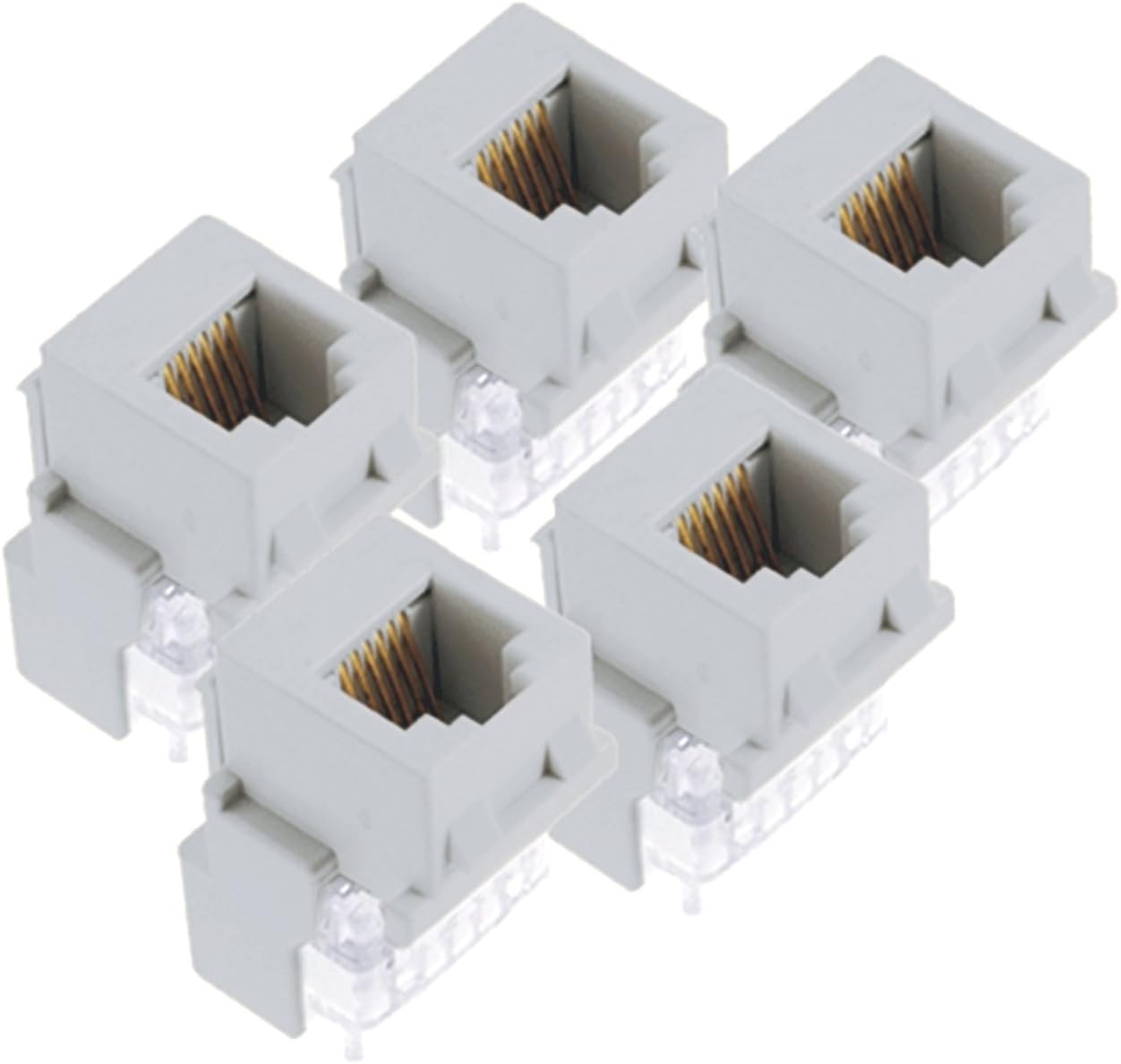 Amazon.com: Legrand - OnQ Telephone Keystone Jack RJ25, Male to Male ...