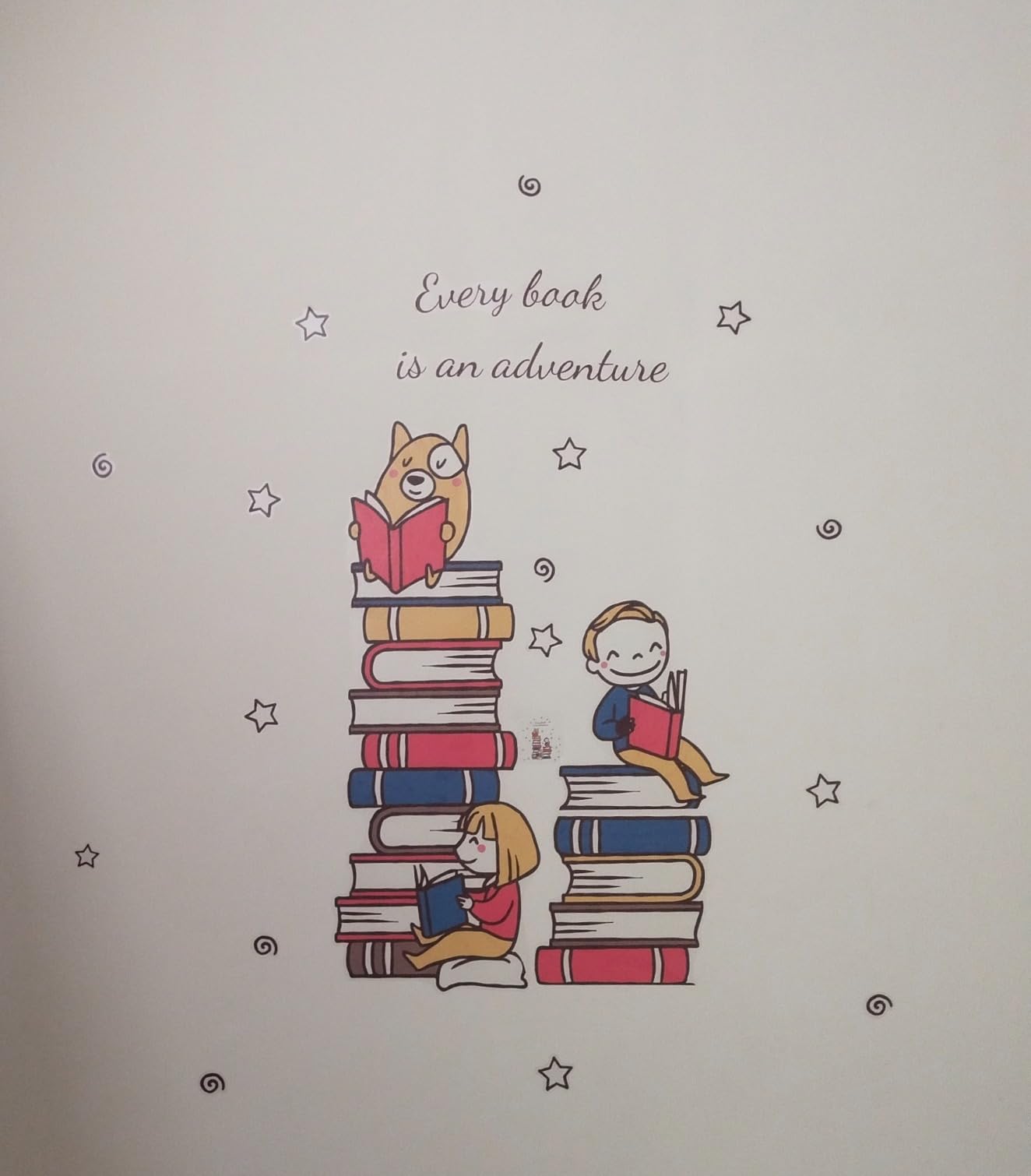Rawpockets Decals ' Study Room : Every Book is an Adventure Quote ...