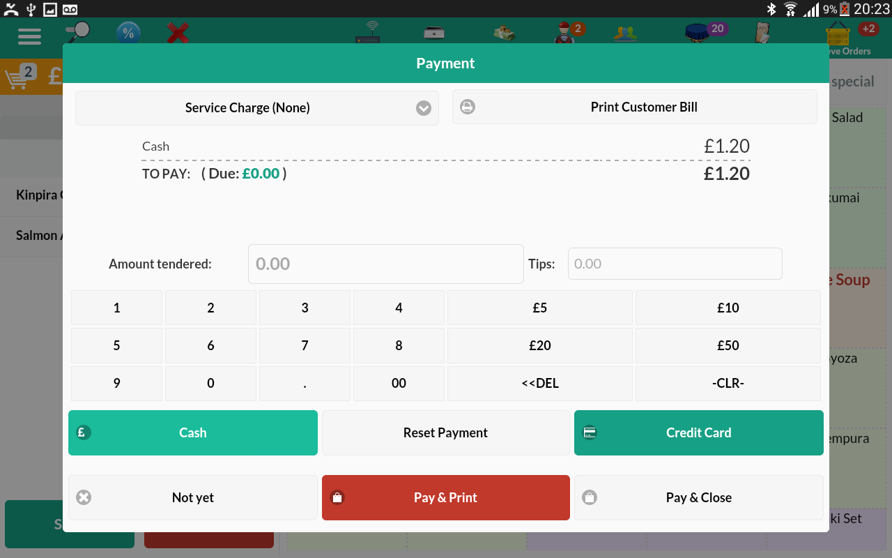 Pocket PoS - EPOS Till System + Online Ordering - App on Amazon Appstore
