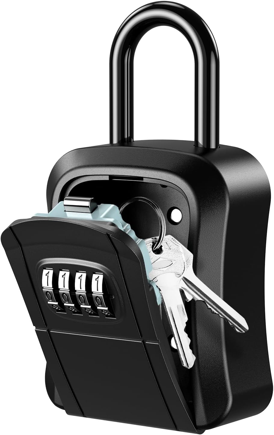 Amazon.com: Key Lock Box, Combination Lockbox with Code for House Key ...