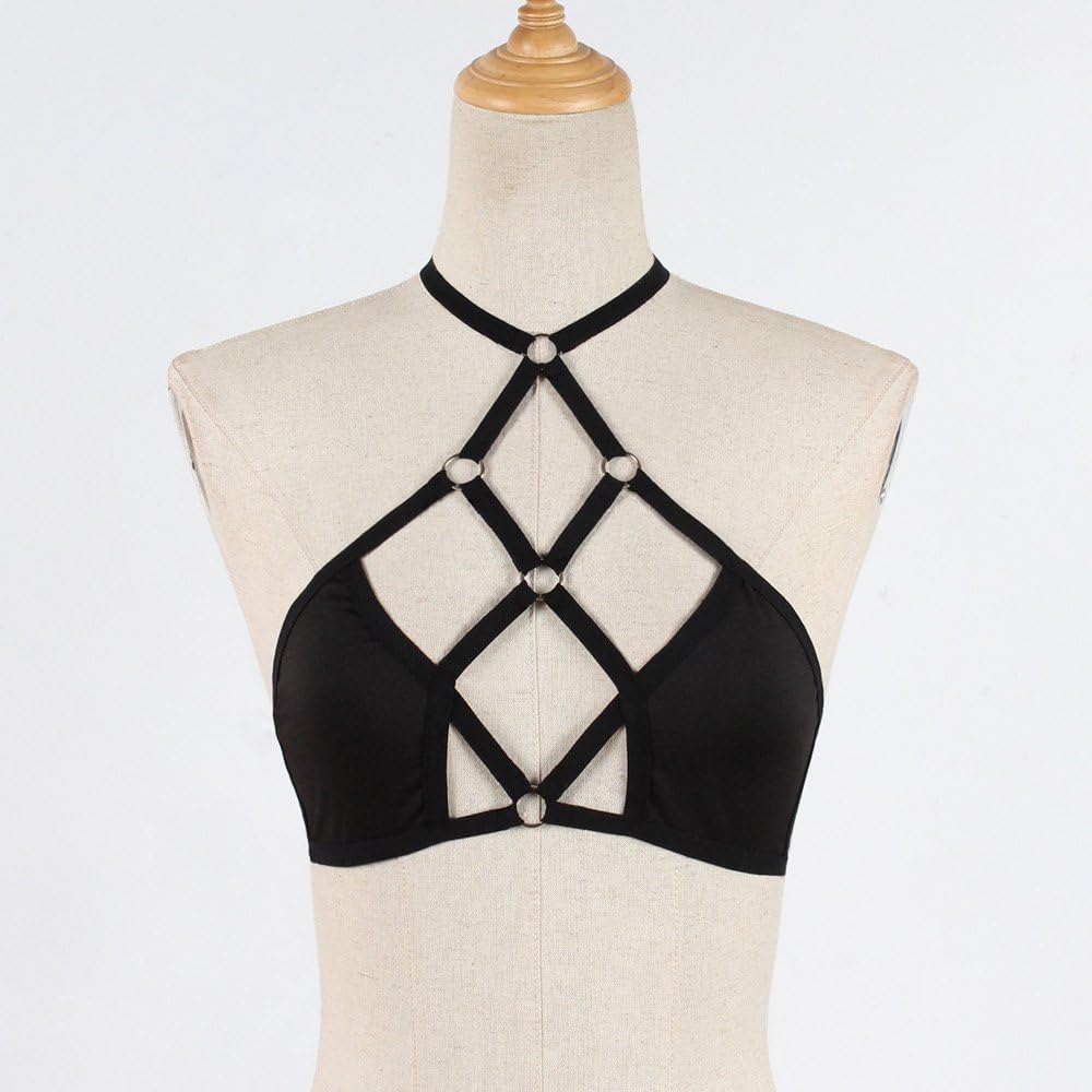 Geilisungren Neckholder BH Bandage Bustier Damen Erotikwäsche Schöne ...