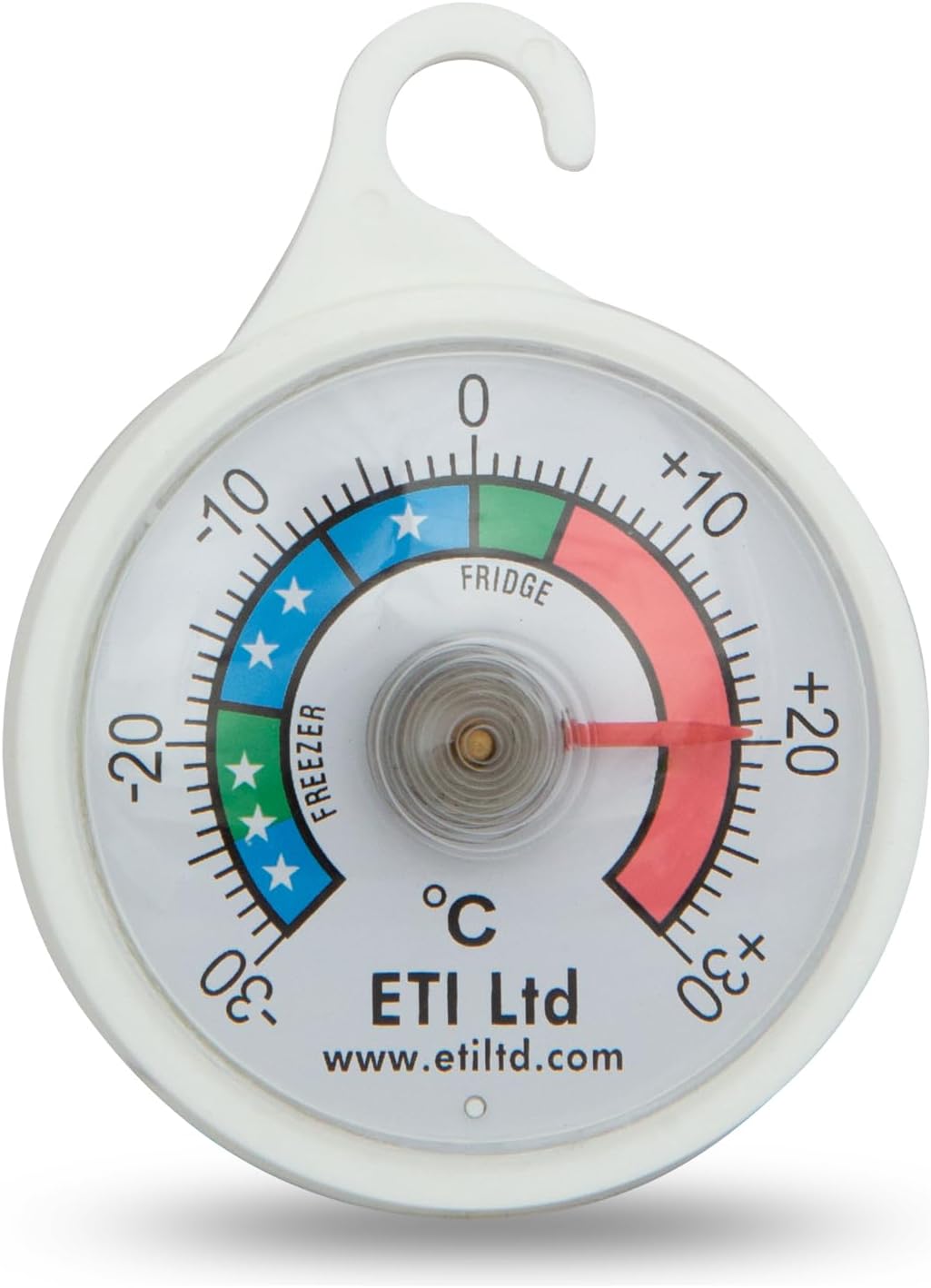 Fridge Or Freezer Thermometer 52 mm Dial, Colour Coded Zones. Ideal For ...