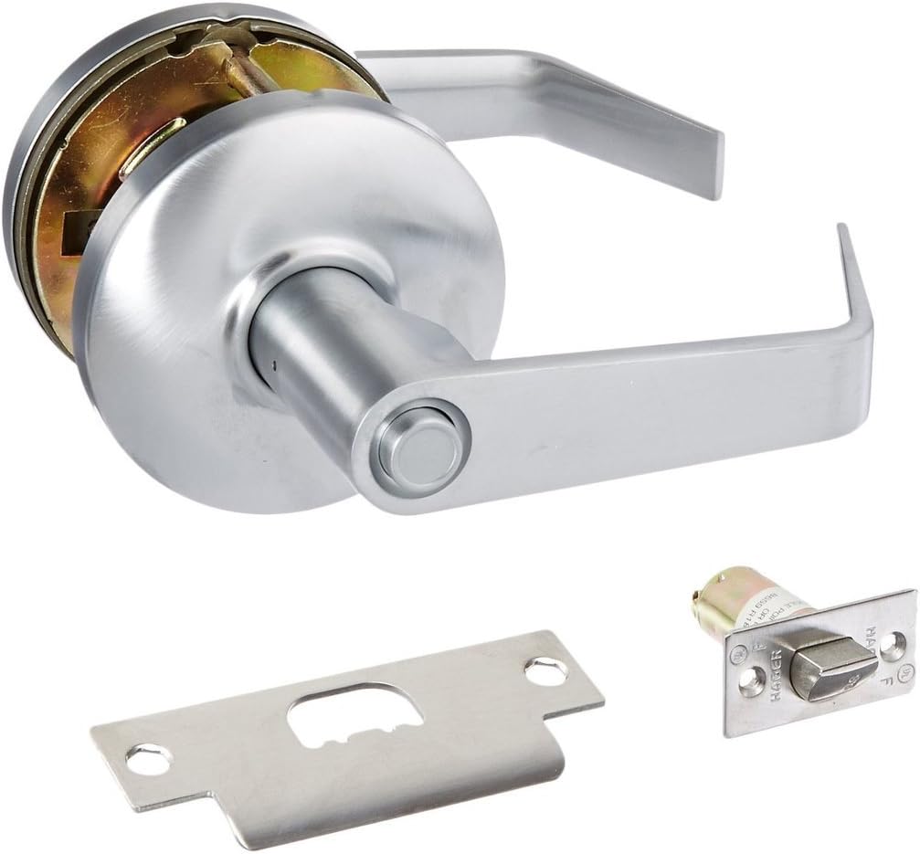 3540 Grade 2 Cylindrical Privacy Lock, Satin Chrome Finish, Withnell ...