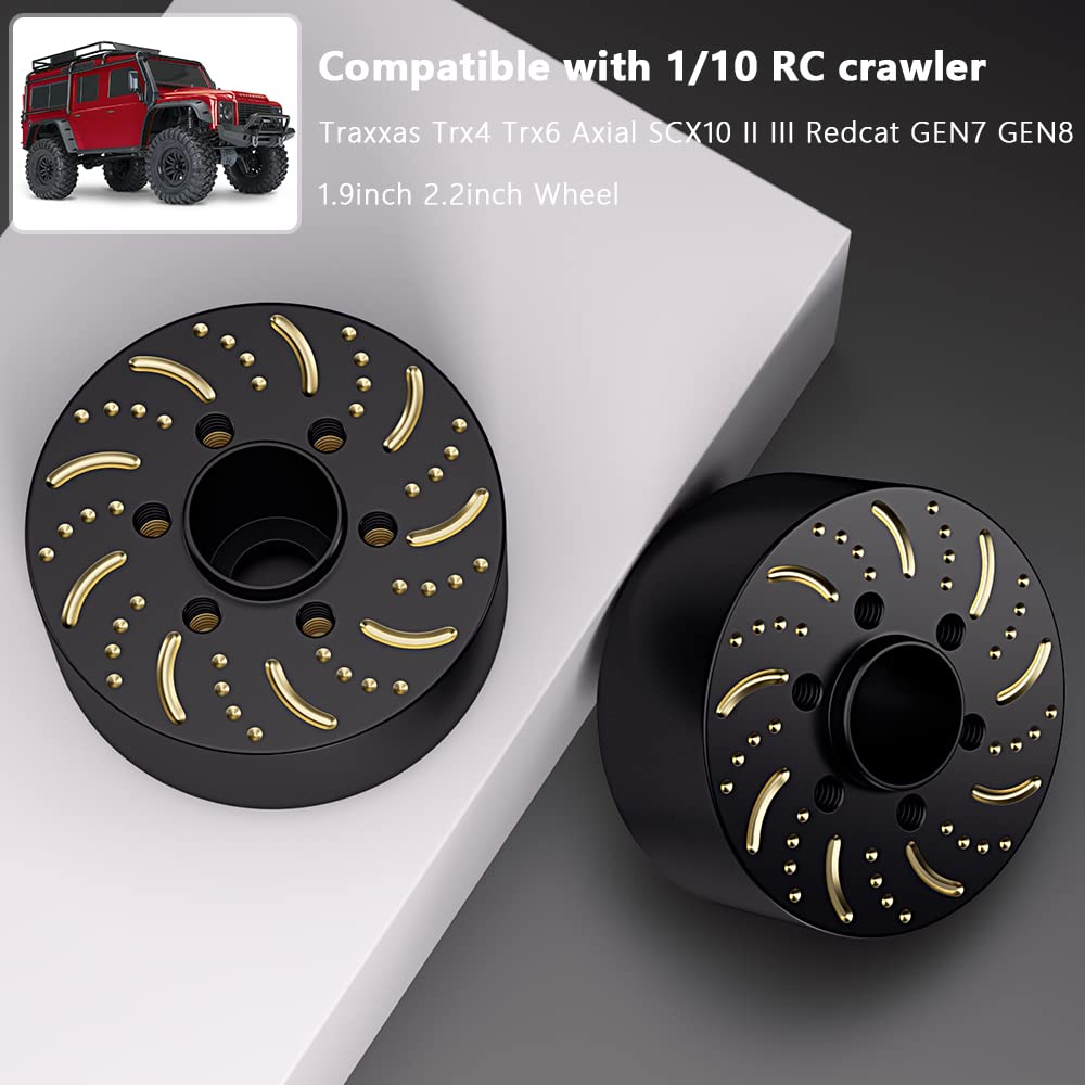 Snapklik.com : GLOBACT Black Brass Extended Wheel Weights Hubs 545g ...