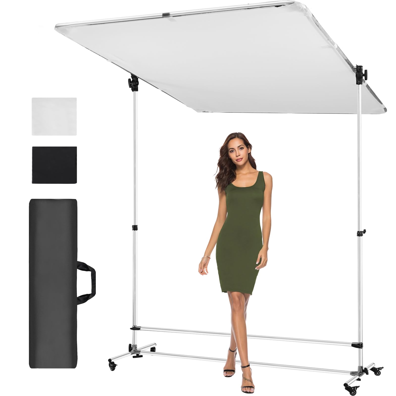 Amazon.com : Alluneitter Photography Light Diffuser 79x59inch with ...