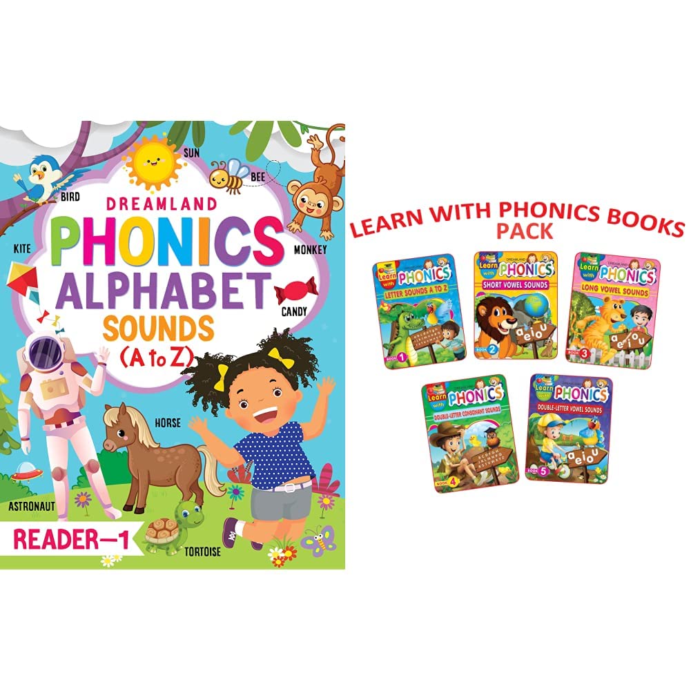 Buy Phonics Reader Book 1 for Children Age 3 -10 Years - Alphabet ...