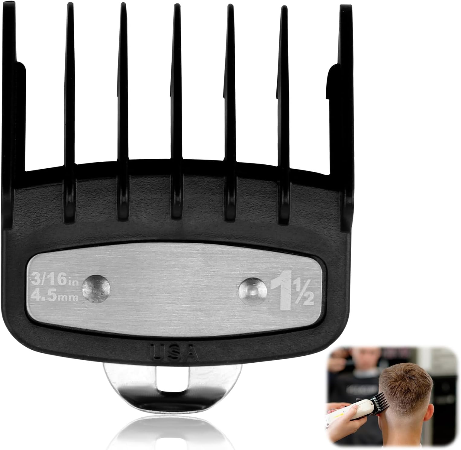 Amazon.com: Replacement for Wahl 1 1/2 Premium Clipper Guard Clip Guide ...