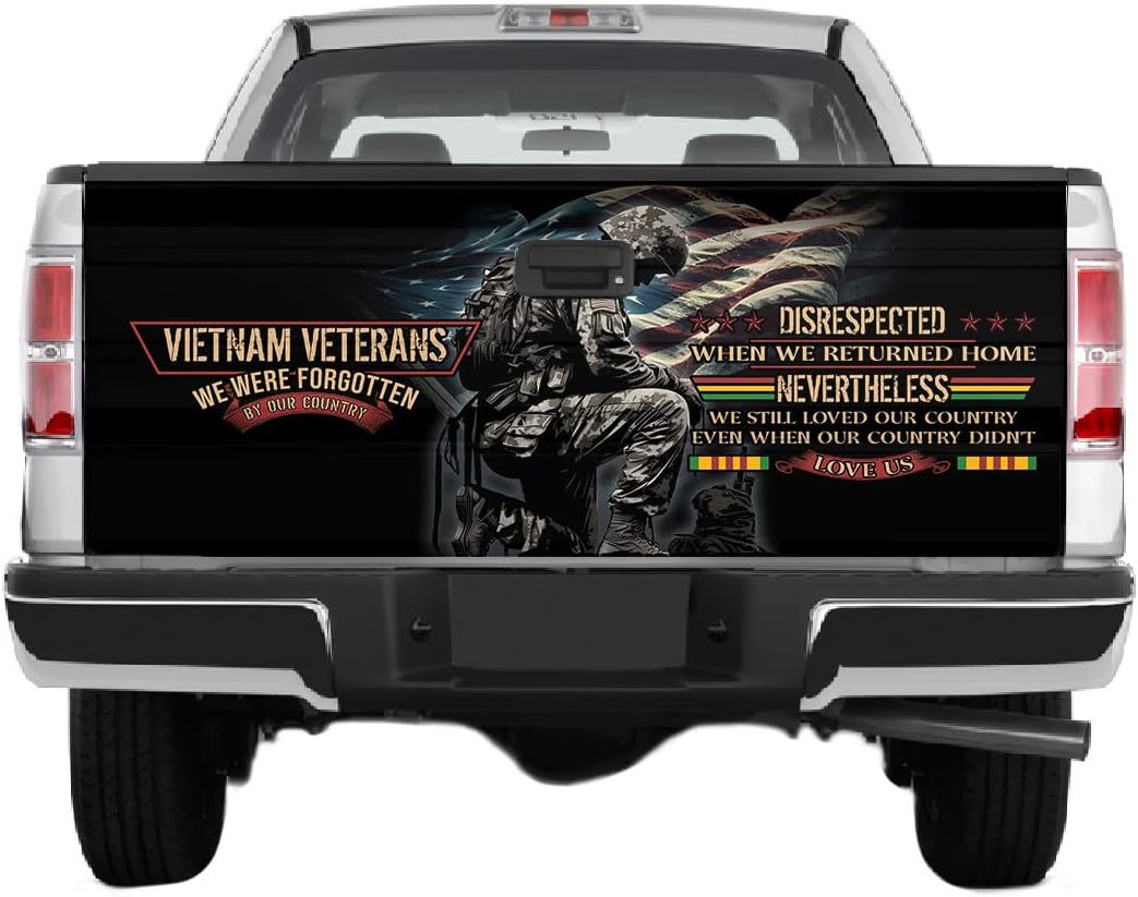 Amazon.com: Vietnam Veteran American Truck Tailgate Wrap Fallen Veteran ...
