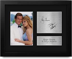 Amazon.com: HWC Trading Roger Moore & Tanya Roberts James Bond A View ...