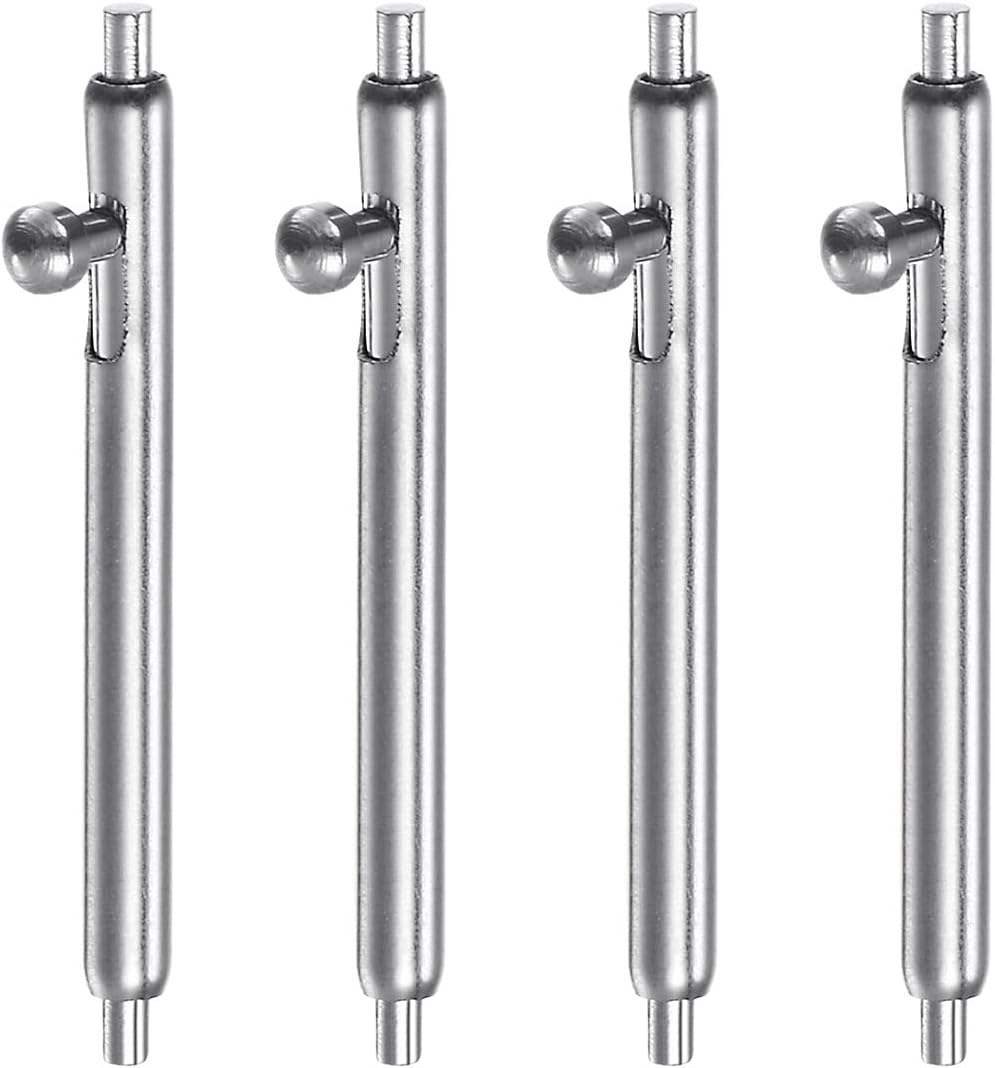 sourcing map 4pcs Quick Release Spring Bar 1.5mm Diameter 24mm Width ...