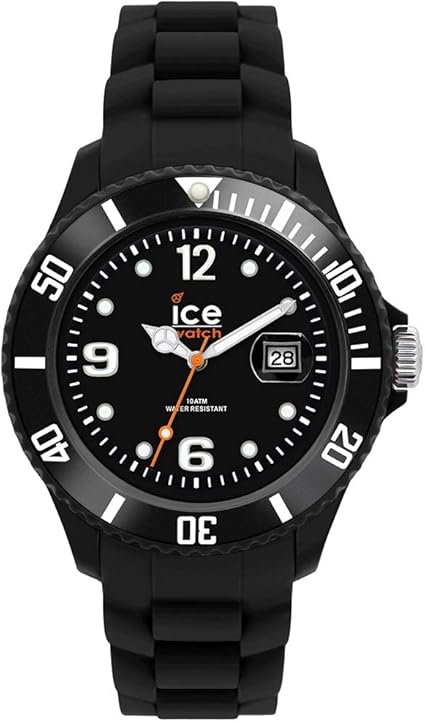 Ice-Watch - Ice Forever Black - Montre Noire Mixte avec Bracelet en ...