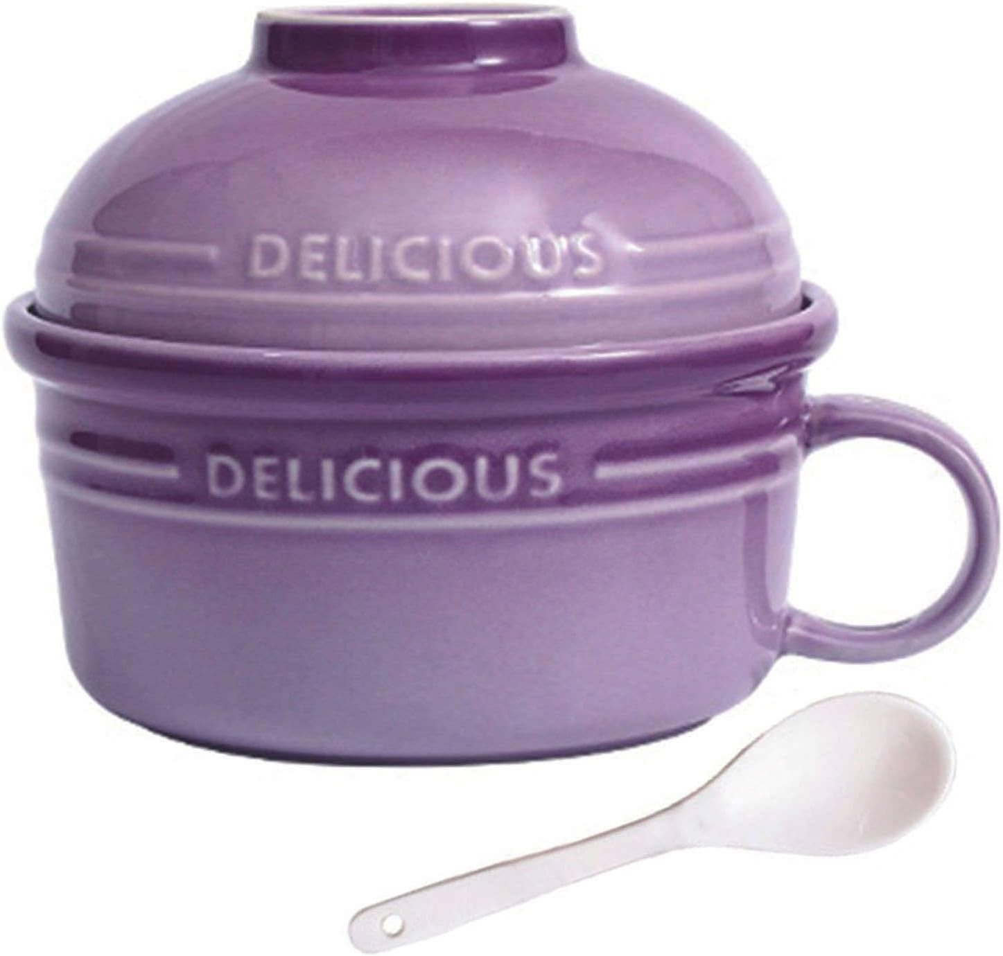 Amazon.com | TYMYYS 550ml Japanese Ceramic Instant Noodle Bowl ...