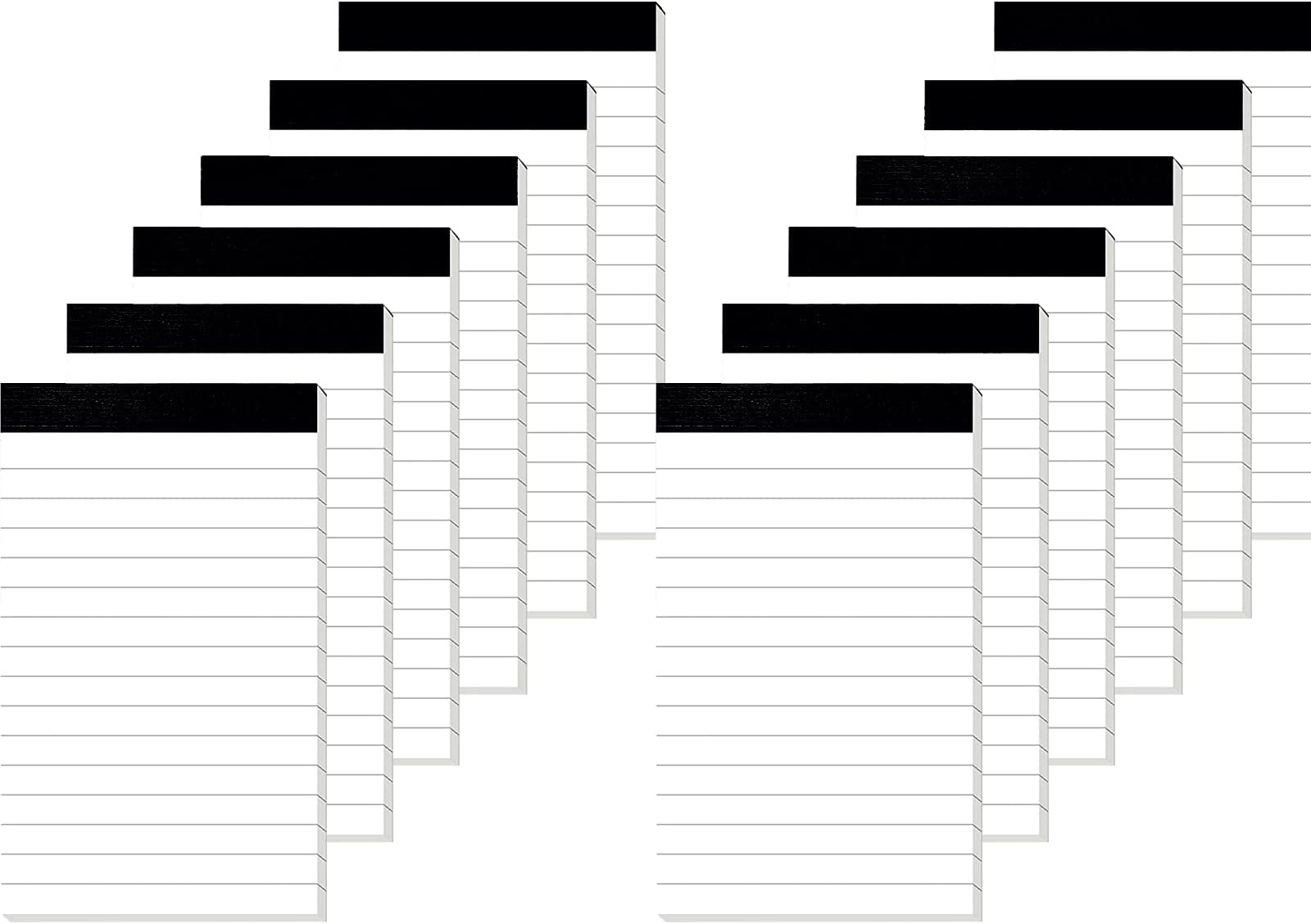 Amazon.com : Notsu Dot Grid Small Desk Notepad 2 Pack | Minimalist ...