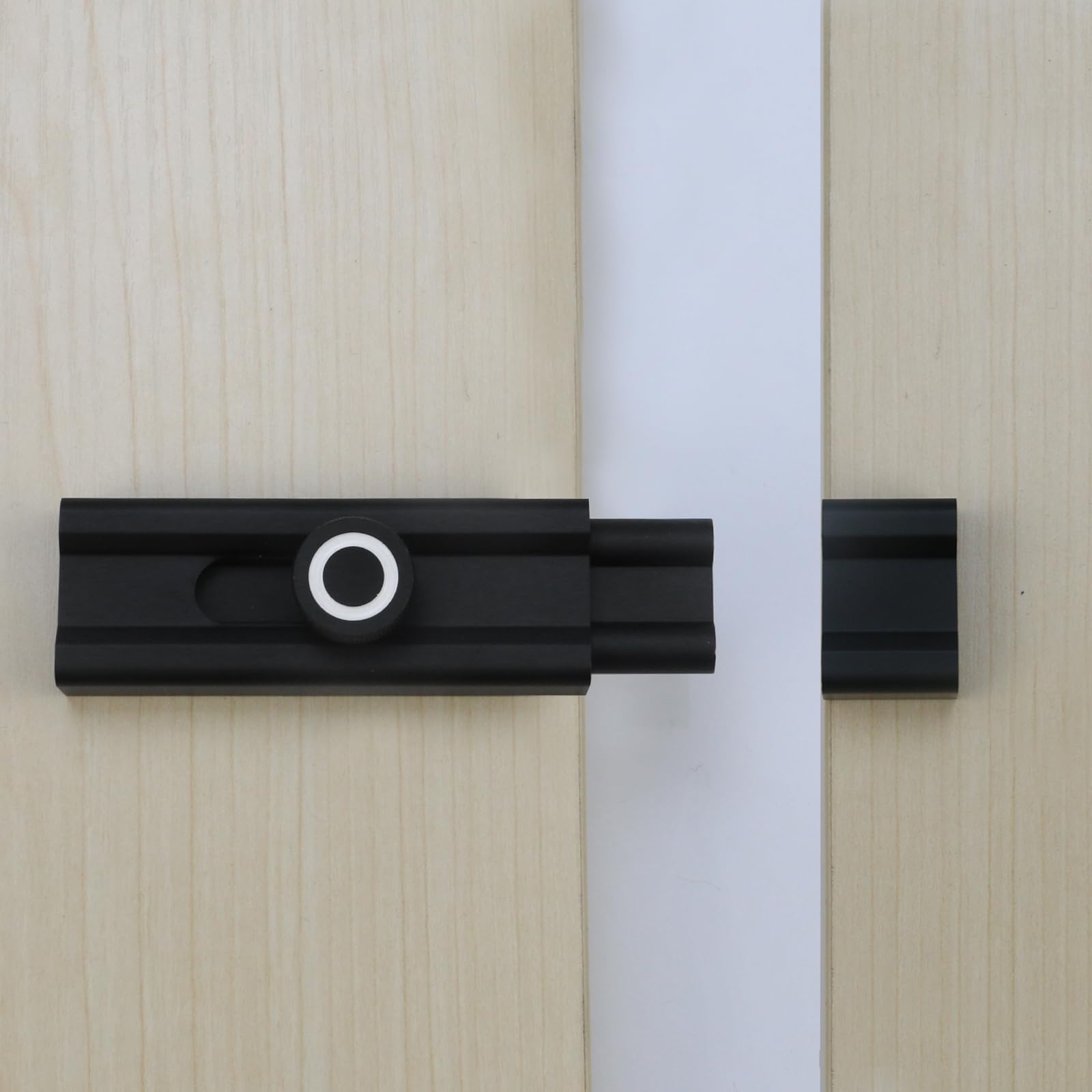 Snapklik.com : Oedema Black Barrel Bolt Latch 4" Adhesive Silde Lock ...