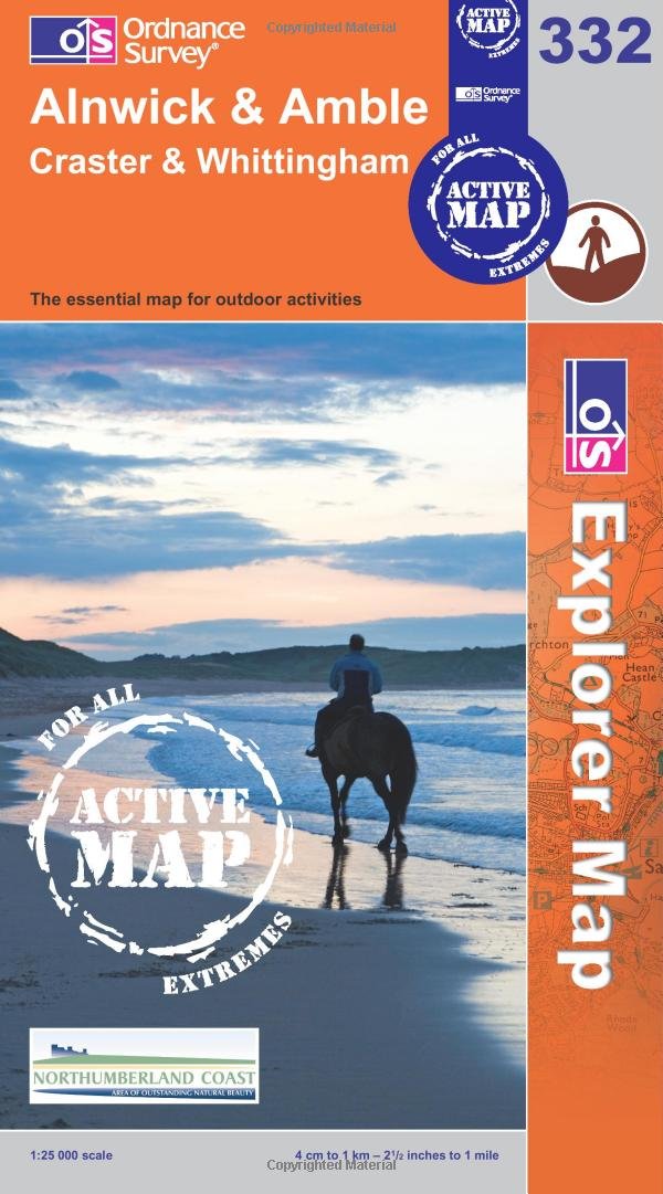 Alnwick and Amble, Craster and Whittingham (OS Explorer Map): Ordnance ...