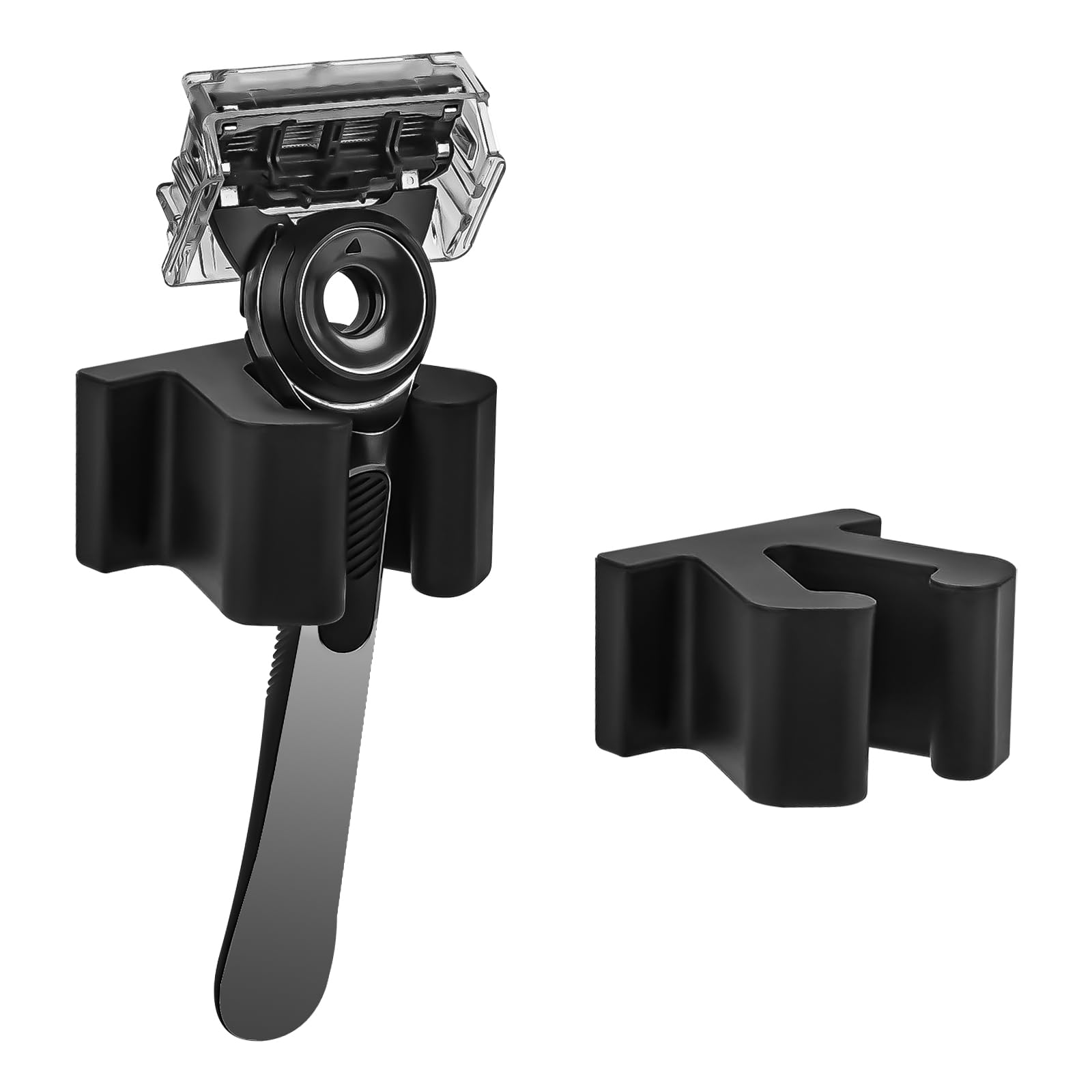 Amazon.com : Linkidea 2 Packs Wall Mounted Shower Razor Holder for Man ...