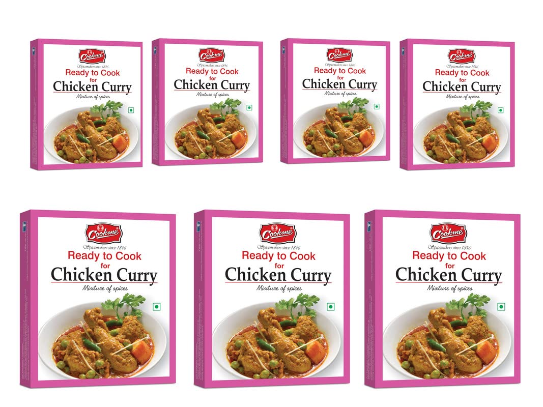 Cookme Chicken Curry Masala Powder 350g (7 Pkt of 50g each) : Amazon.in ...