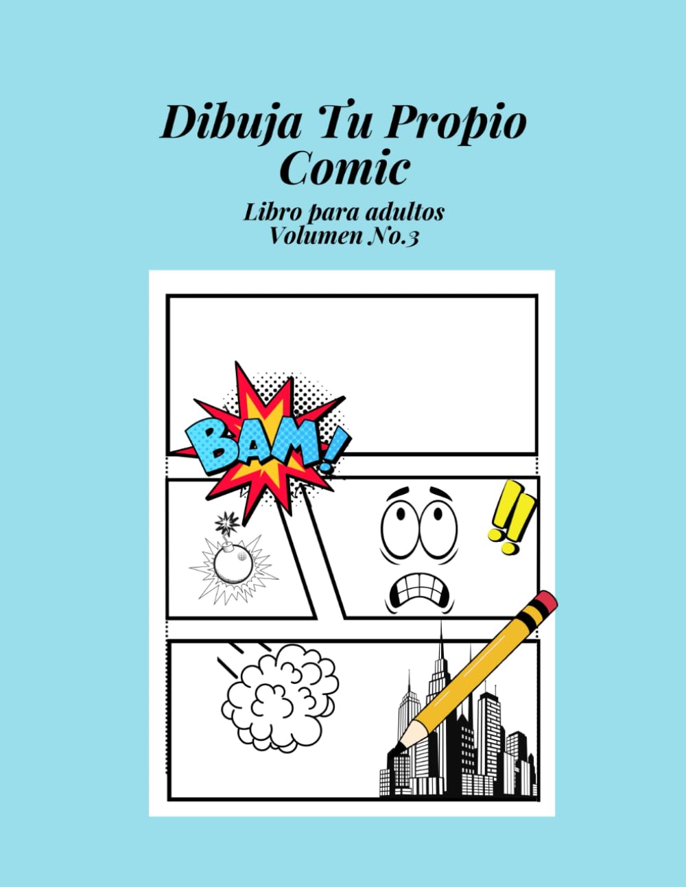 Crea tu Propio Comic, Libro de Comic en blanco Para Niños Y Adultos ...