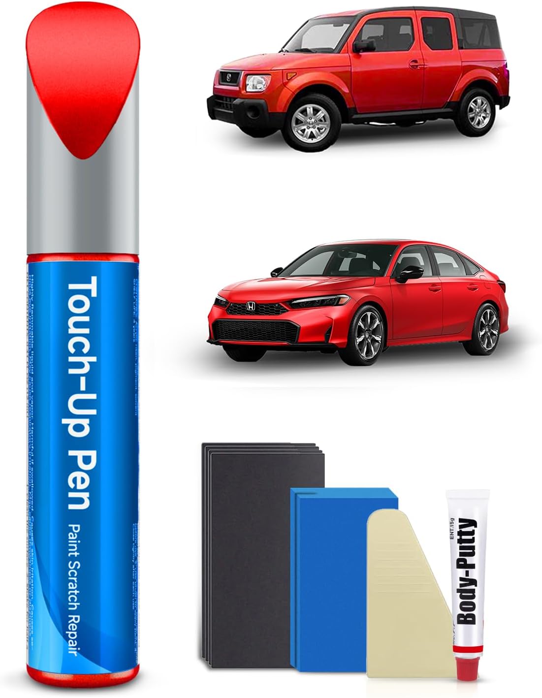 Amazon.com: Honda Genuine 08703-R513AH-A1 Rallye Red Touch-Up Paint Pen ...