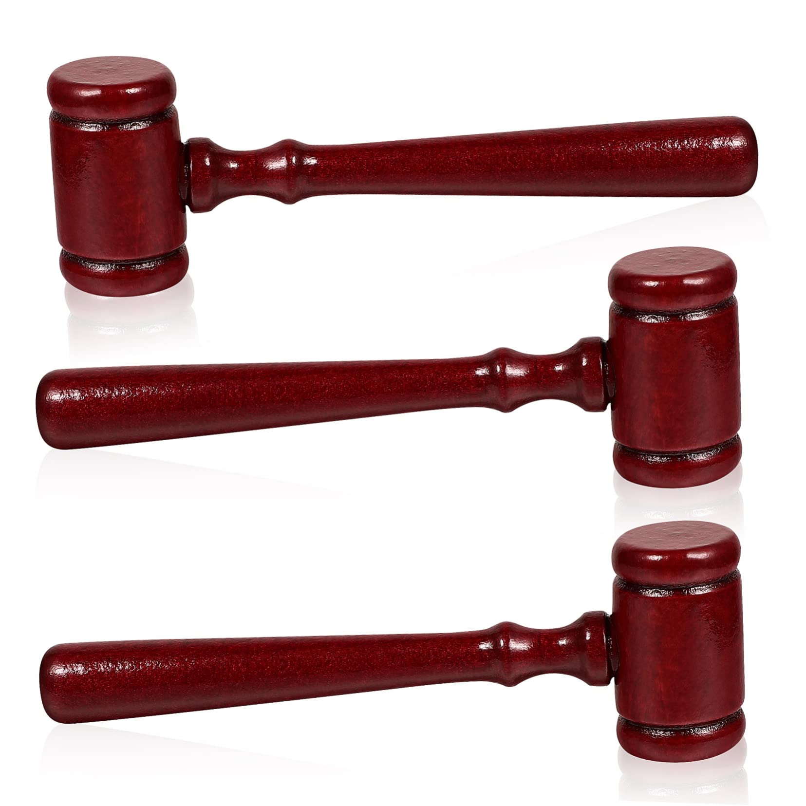 Snapklik.com : 12 Pcs Judge Hammer Wooden Hammer Toy Wooden Hammer Prop ...