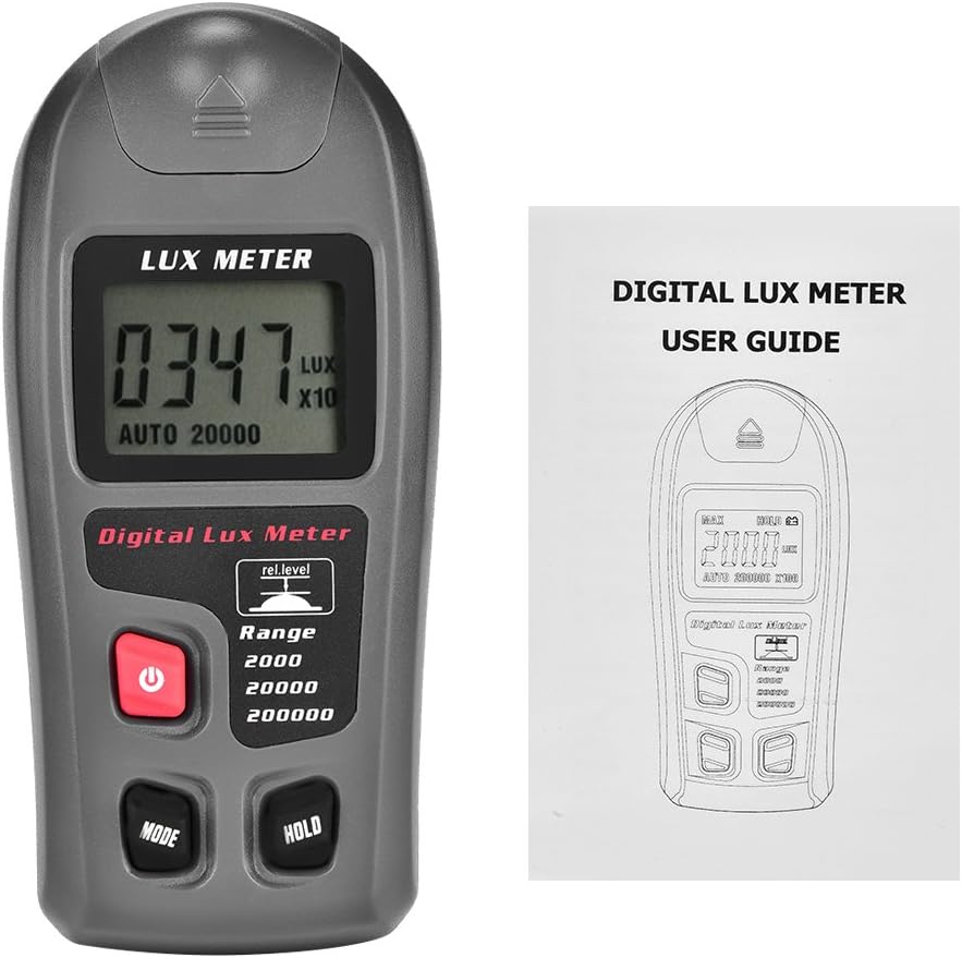 Amazon.com: Digital Lux Meter,MT-30 Digital Luxmeter LCD Display Light ...