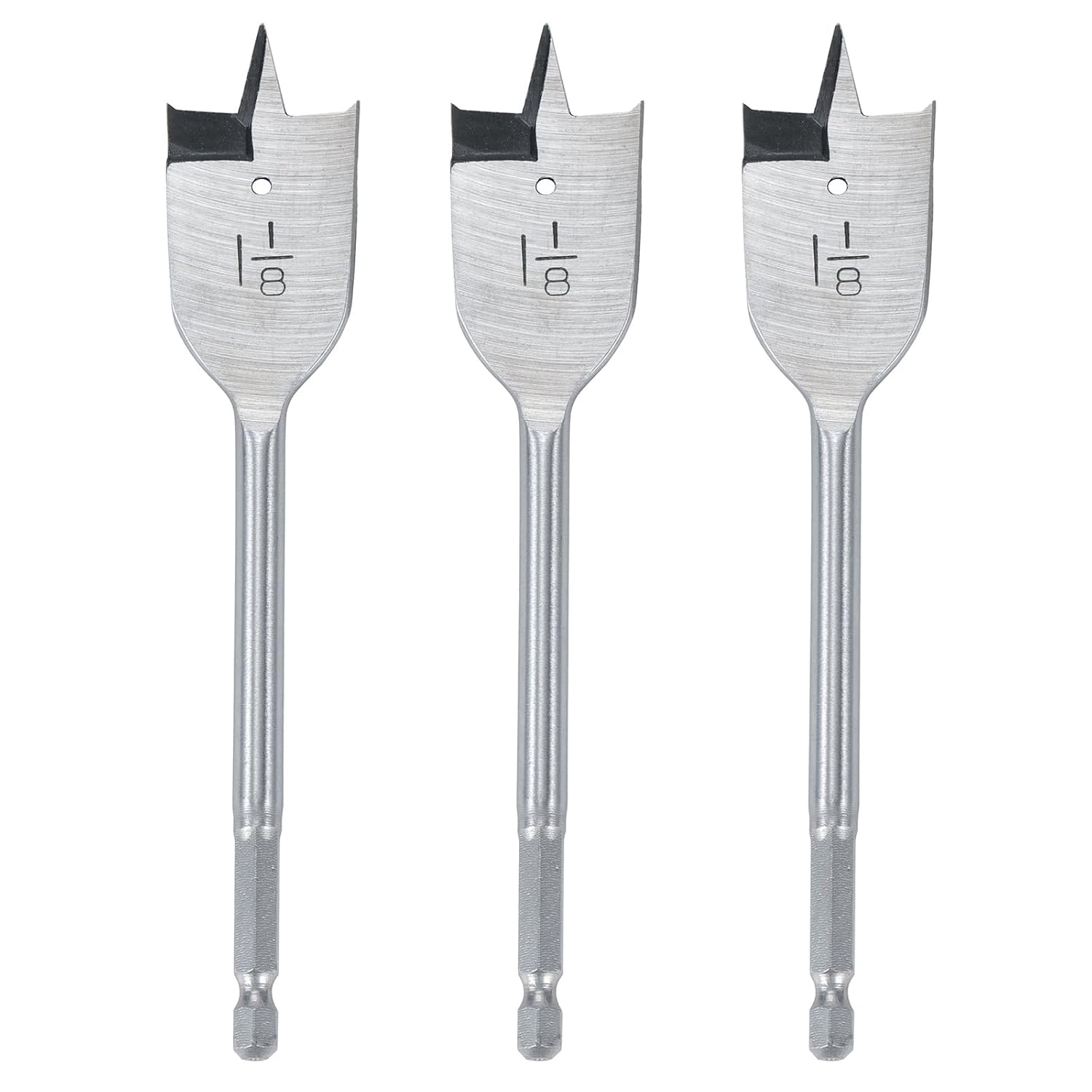 BlueNatHxRPR 1 1/8 inch Wood Spade Drill Bit Wood Paddle Flat Bit 3 PCS ...