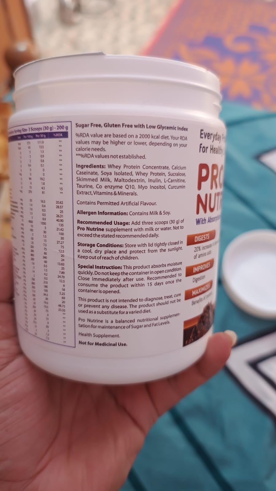 PRO NUTRINE Chocolate Protein Powder for Family | Helps in Improve ...