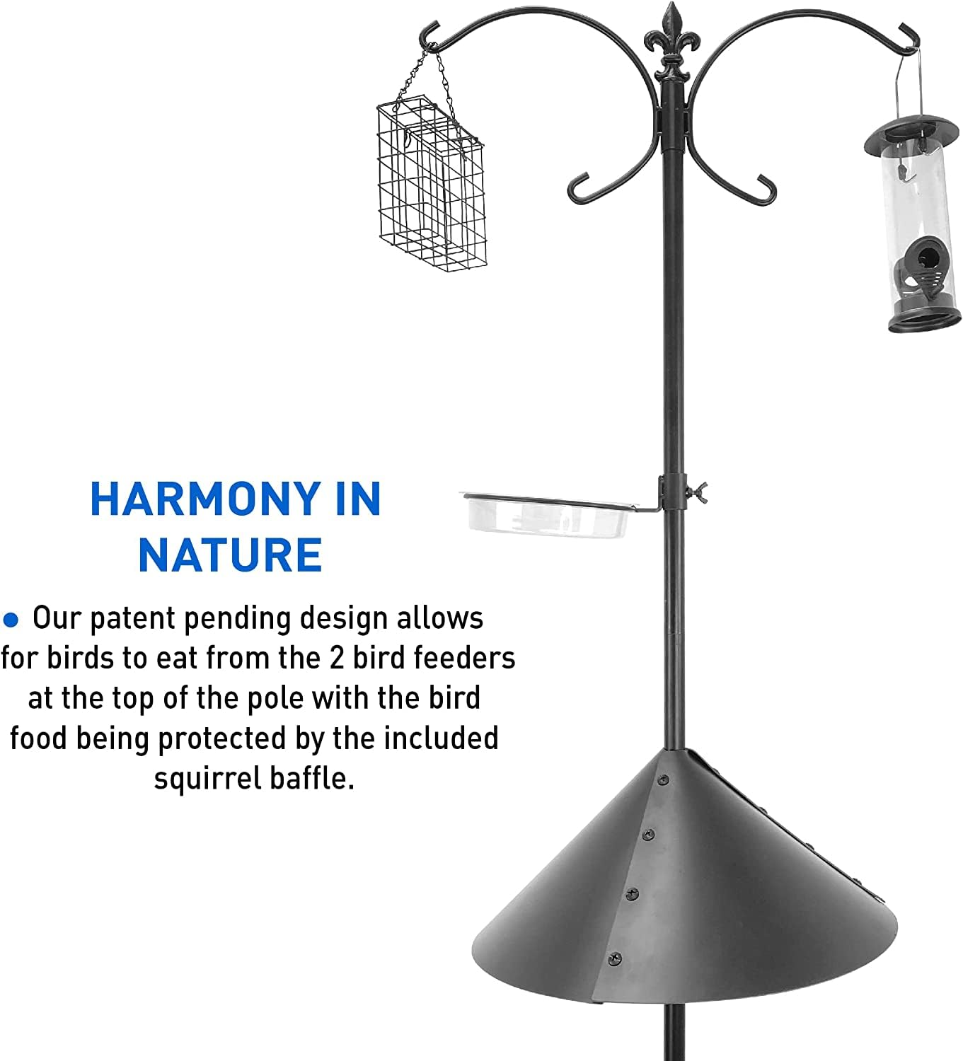 Snapklik.com : EasyGo Product Squirrel Proof Bird Station - 81 Inch ...