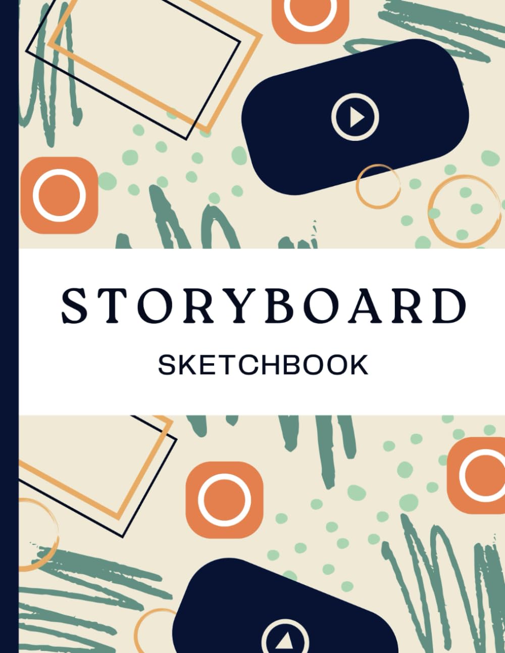 Storyboard Sketchbook: large Notebook with 16:9 Blank Frames | Planning ...