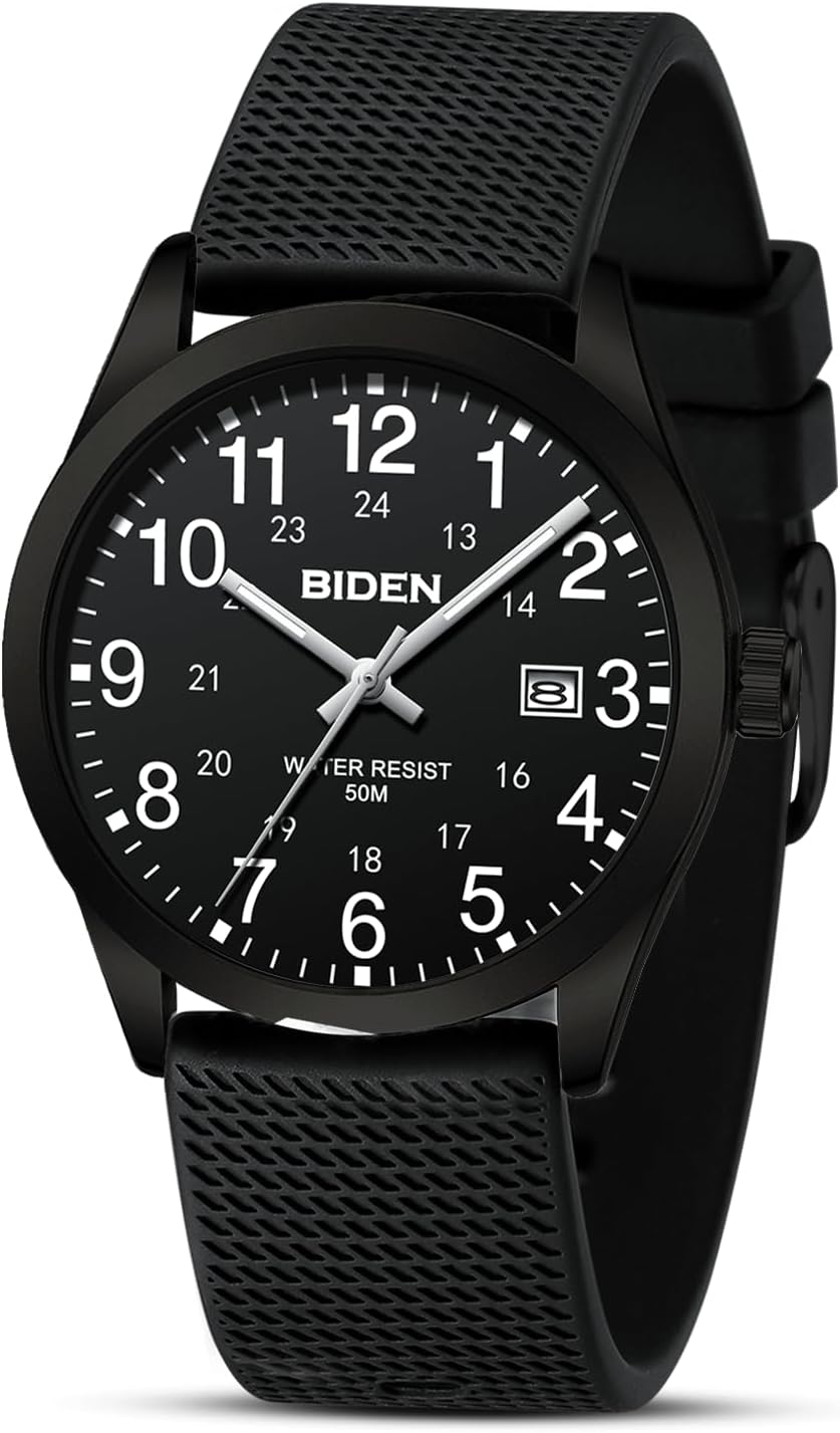 LN LENQIN Mens Watches Analog Quartz Watch for Men Outdoor Sport Watch ...