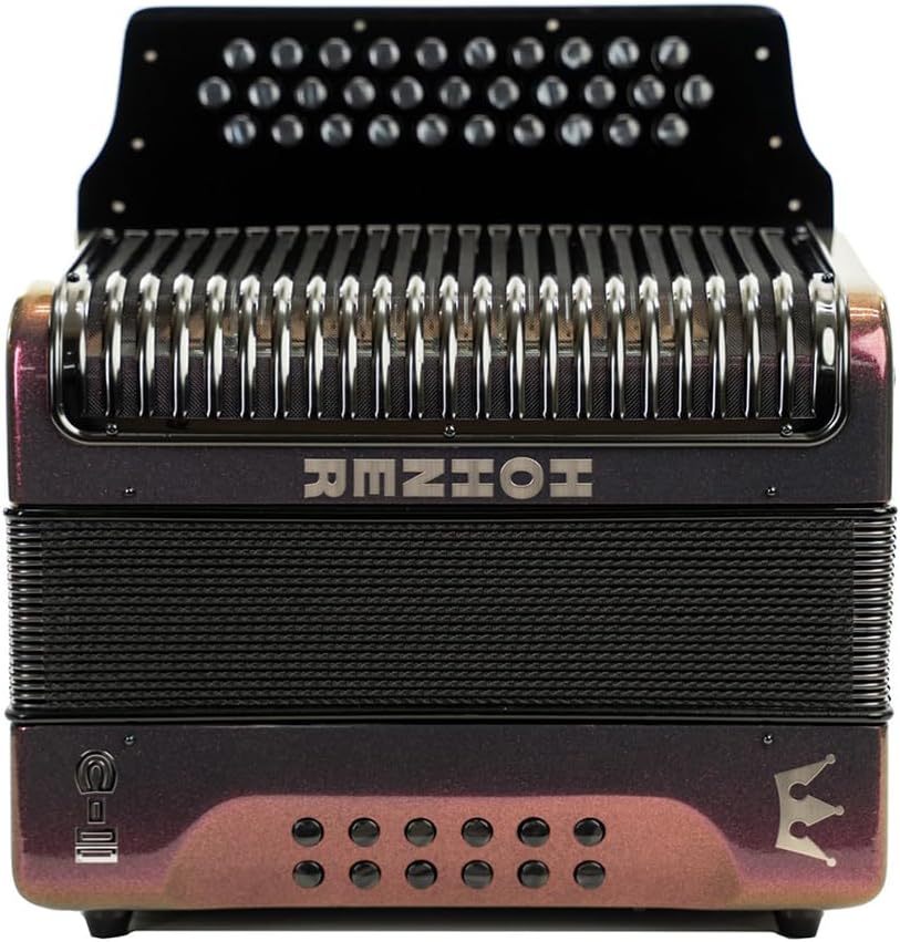 Amazon.com: Hohner Corona C-II Diatonic G/C/F Accordion (Red to Gold ...