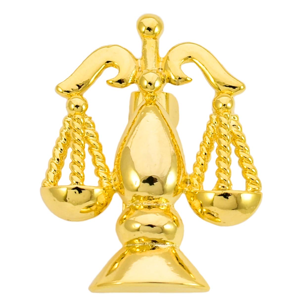 Buy Ammvi Creations Gold Plated Scales of Justice Lawyer's Brooch Lapel ...