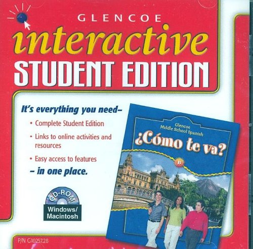 ¿cómo Te Va? Level B Nivel Azul, Interactive Student Edition CD-ROM ...