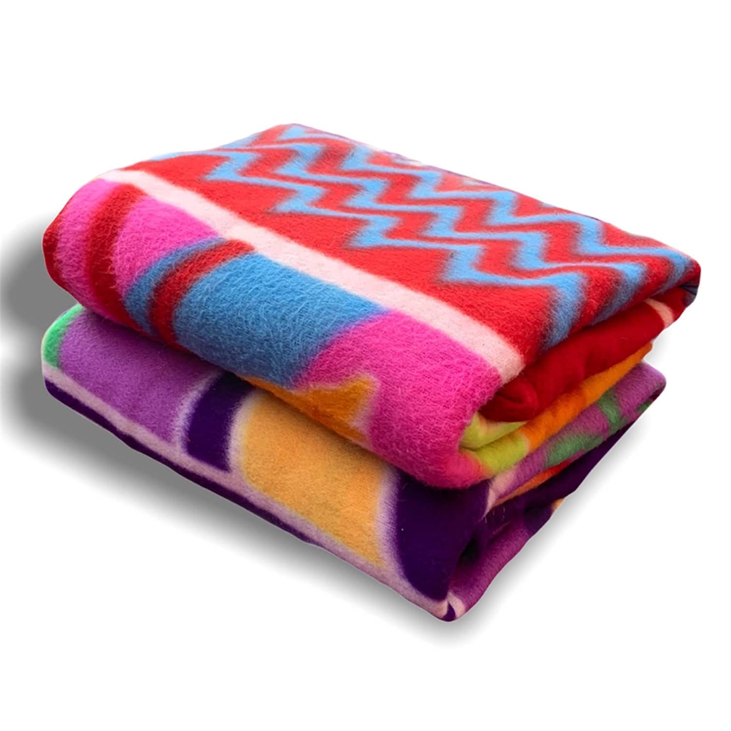 Buy PRISCILLA Soft Touch Light Weight Polar Fleece Single Bed Blanket ...
