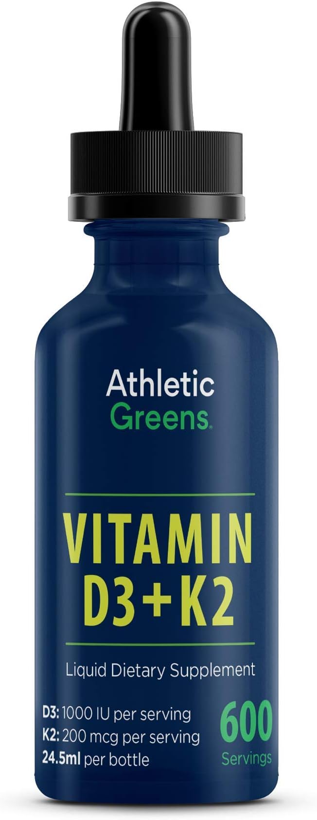 Amazon.com: AG1 Athletic Greens 1oz Bottle of Vitamin d3+k2 Liquid ...