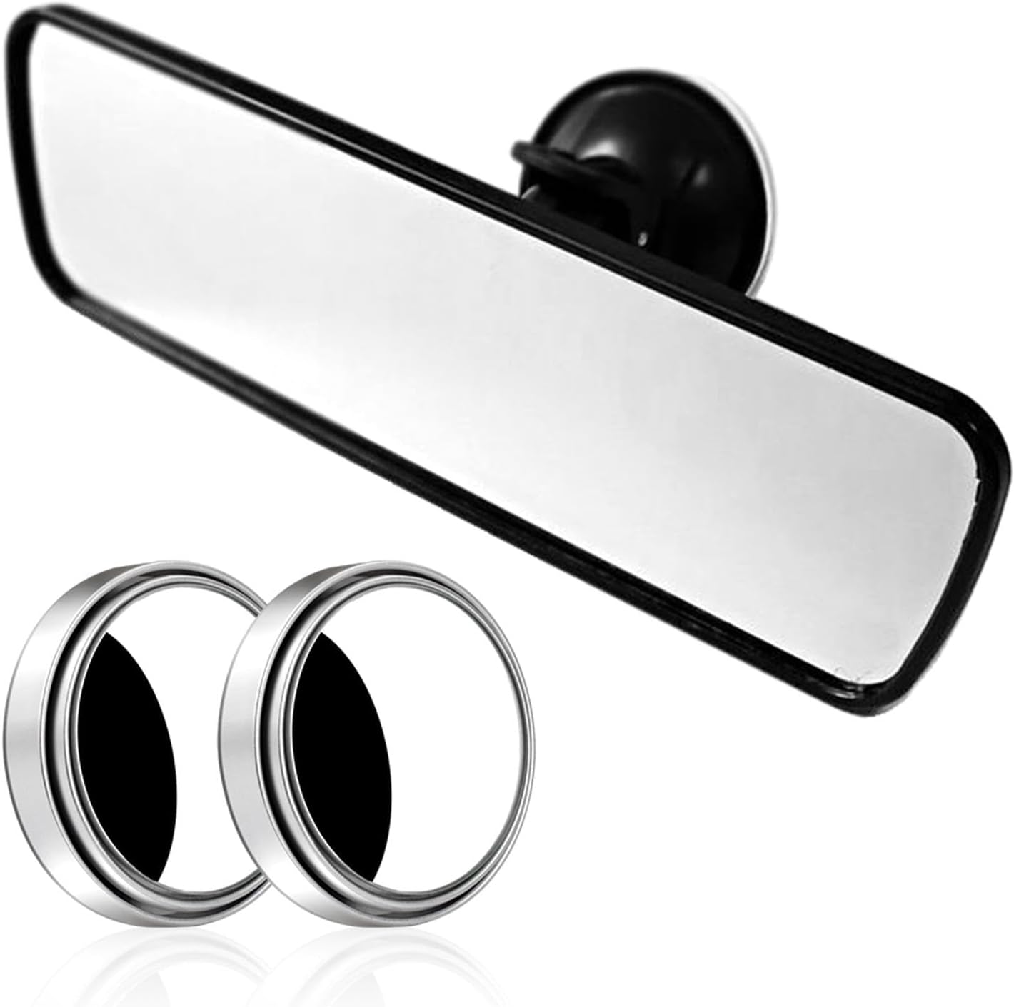 Rear View Mirror for Driving Test, 360° Adjustable Rear View Mirror ...