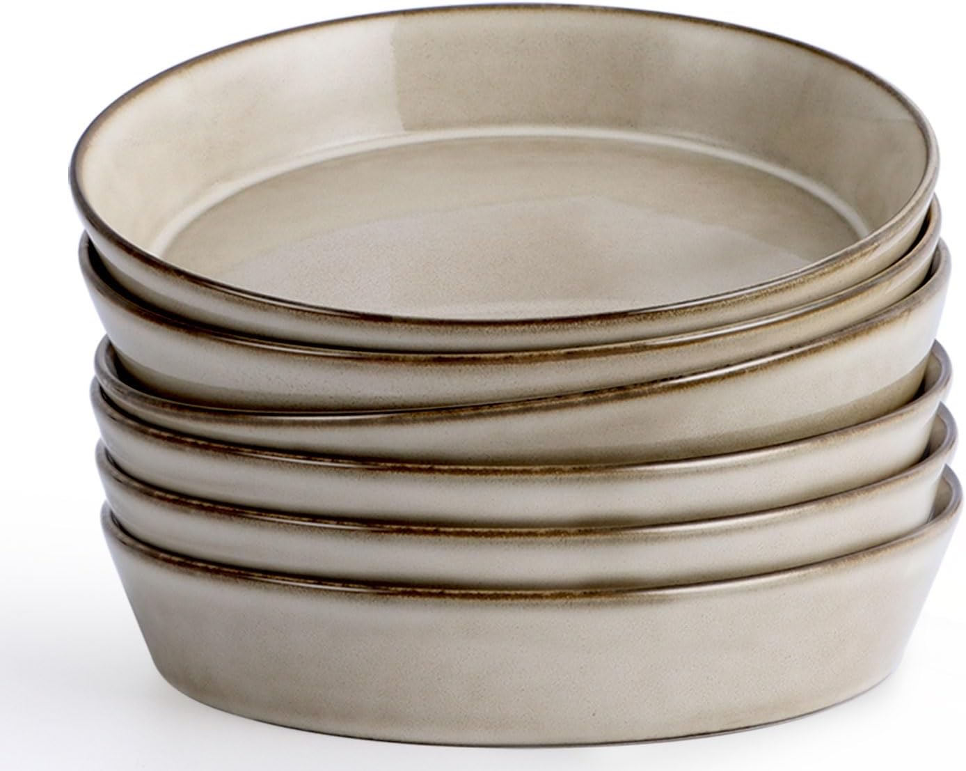 Amazon.com | Origami Design Large Serving Bowls Set of 2, Ceramic Salad ...