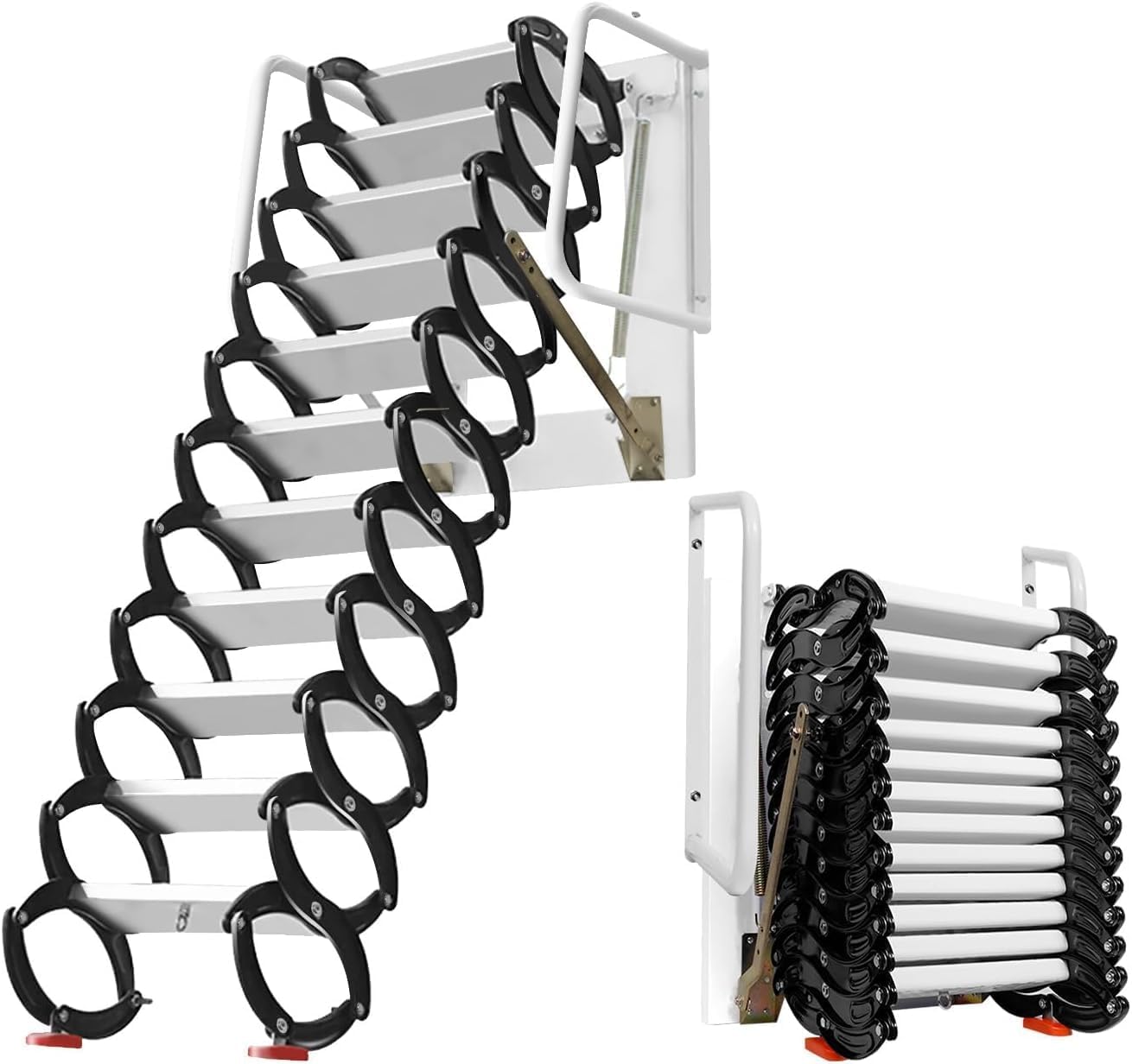 Folding Attic Ladder Pull Down System 12 Steps, Barbados | Ubuy