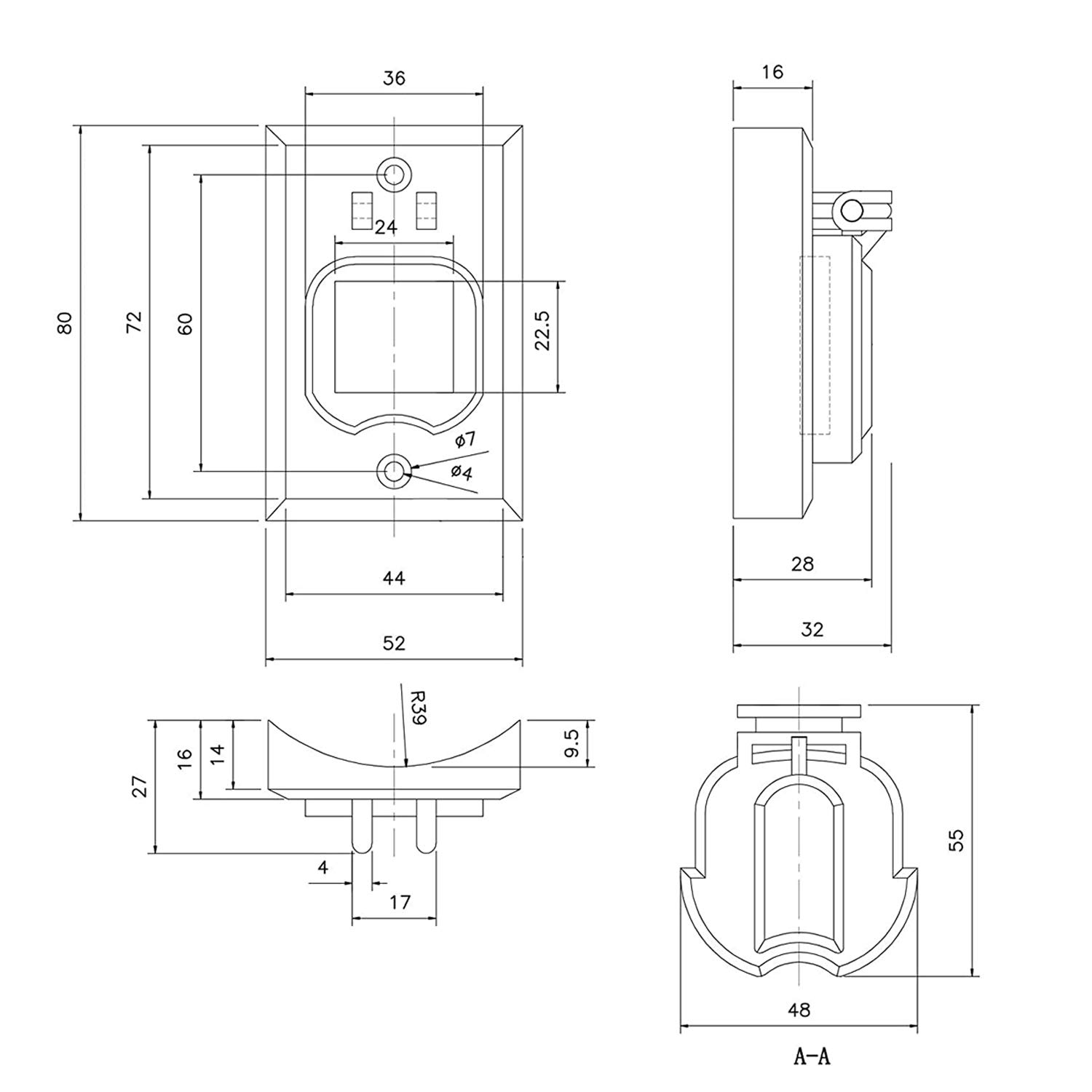 Snapklik.com : Grounded Convenience Outlet For Outdoor Lamp Post
