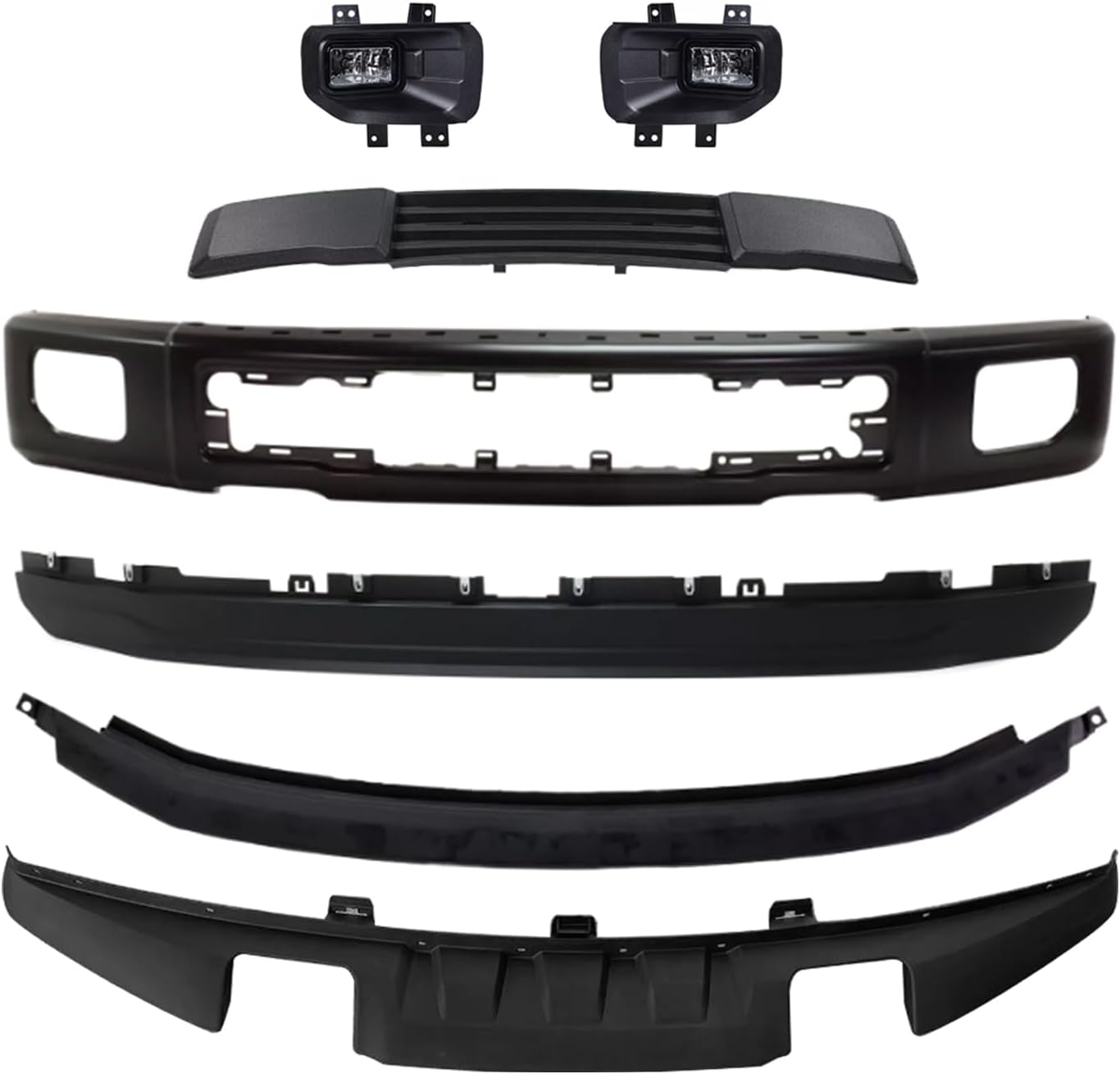 Amazon.com: F150 Front Bumper Face Bar Kit Fits 2015 2016 2017 Fo-rd ...