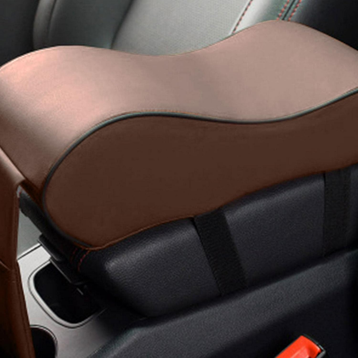 Amazon.com: EMVANV Car Armrest Pad, PU Leather Car Armrest Seat Box ...