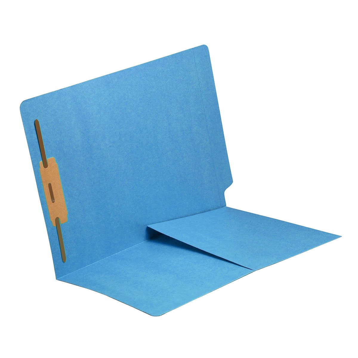 Amazon.com : 14 pt Blue Folders, Full Cut End Tab, Letter Size, 1/2 ...