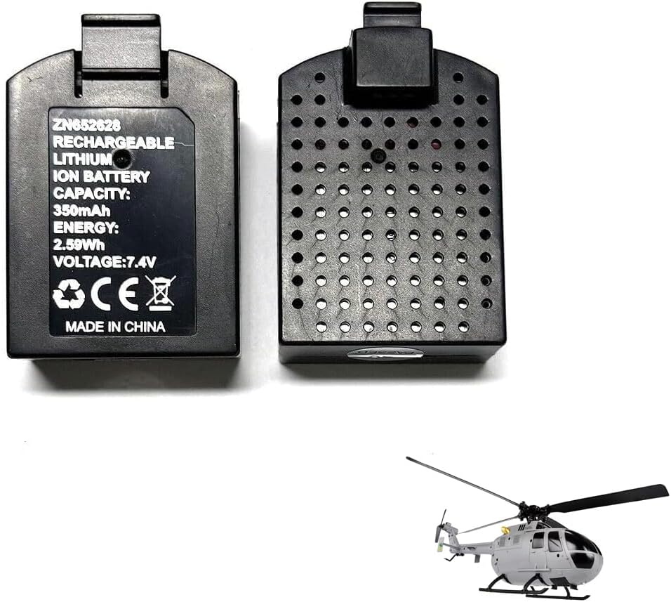 Amazon.com: WDDSPSH 2 Pack Batteries for RC Helicopter C138 C190 C189 ...