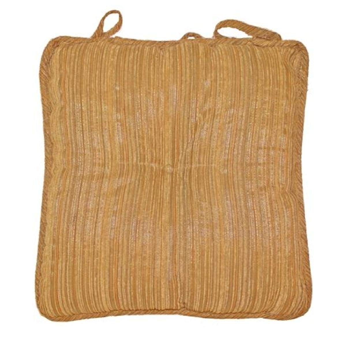 Buy Trendex Home Designs Zania 18-Inch by 18-Inch Chairpad, Gold Online ...
