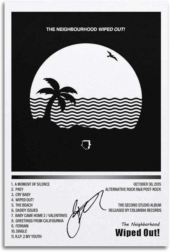 Amazon.com: The Neighborhood Wiped Out! Poster Canvas Album Posters ...