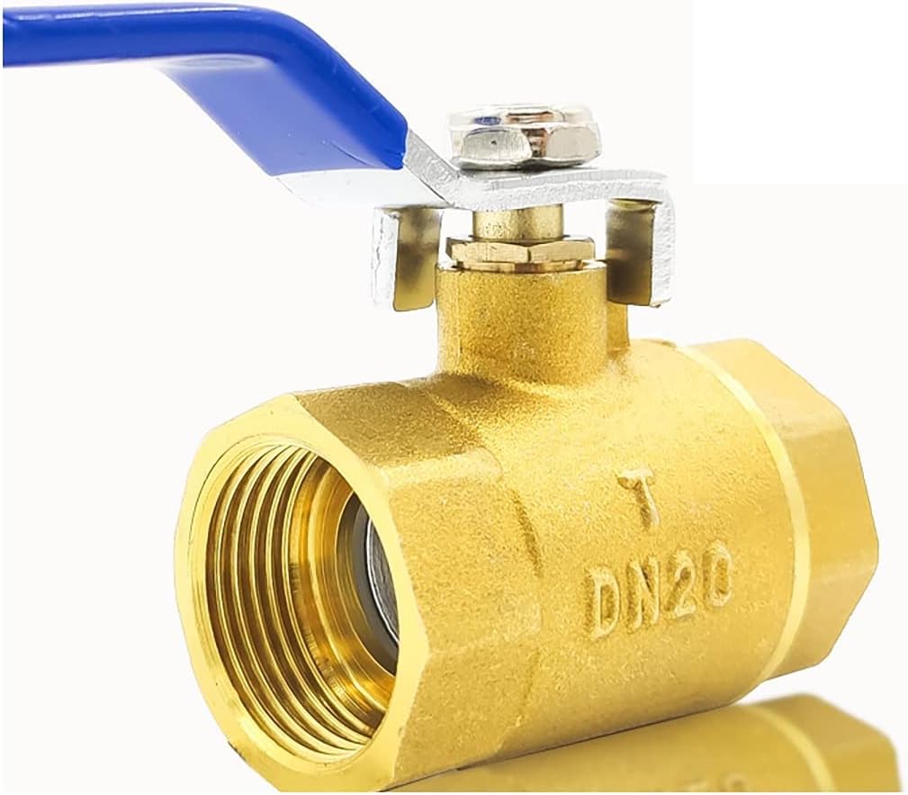 Amazon.com: Brass Three-Way Ball Valve,Brass Full Port Ball Valve, 1/2 ...